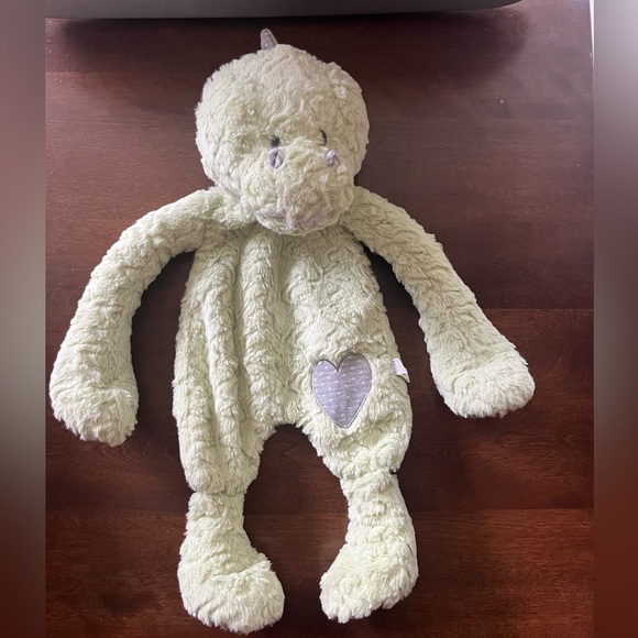 Demdaco | Toys | Demdaco Heartful Hugs Light Green Stuffless Plush ...